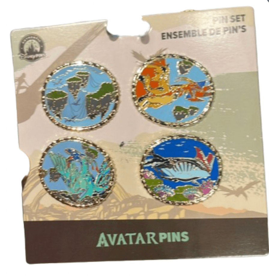 Disney Parks Pandora World Of Avatar Banshee Pin Set of 4 New with Card ...