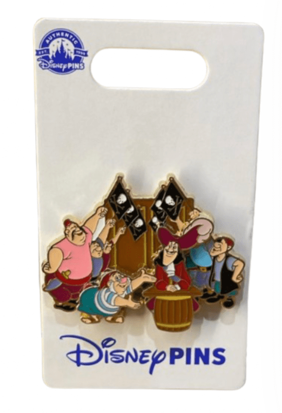 Disney Parks Peter Pan Hook's Pirates Trading Pin New with Card ...
