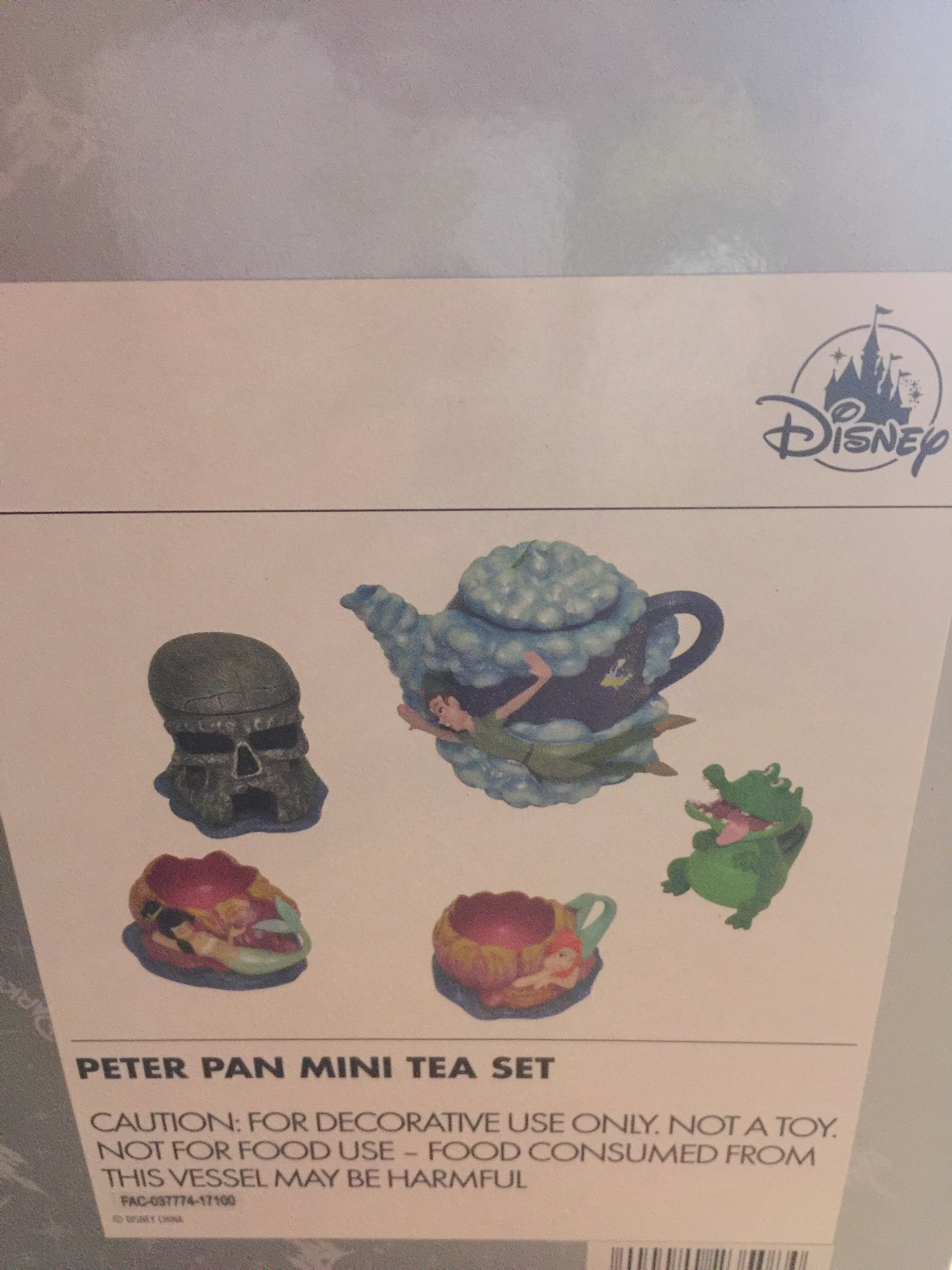 Disney Parks Peter Pan Mini Tea Set New with Box - Walmart.com
