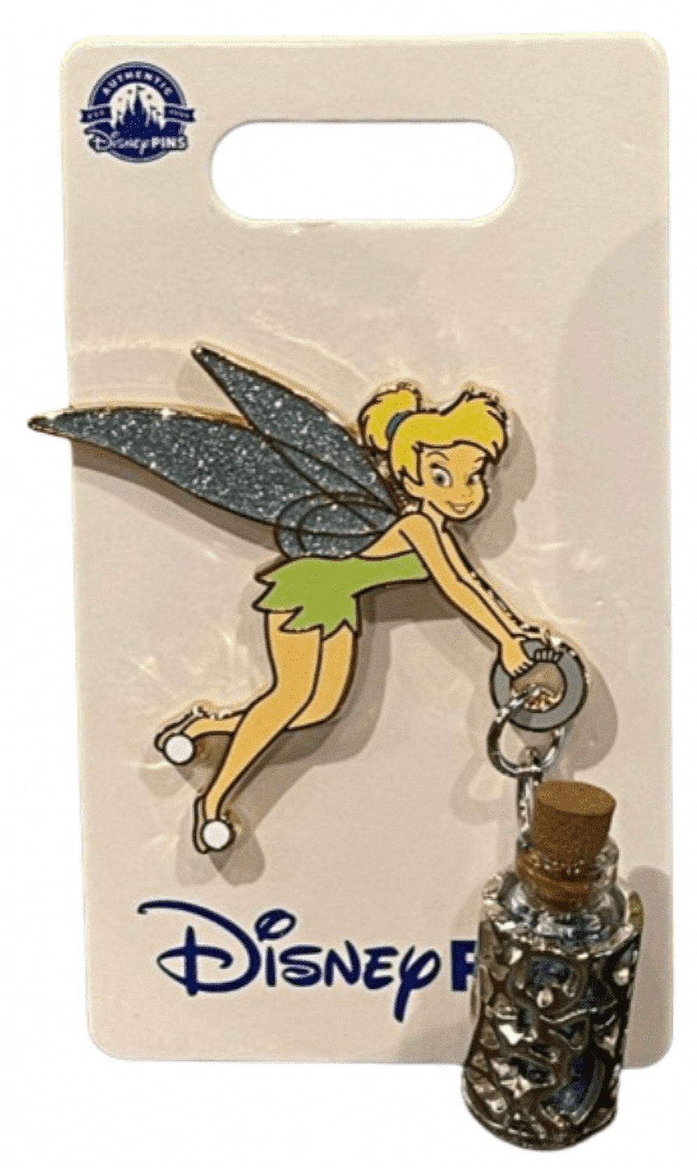Disney Parks Peter Pan Tinker Bell with Bottle of Pixie Dust Pin New ...