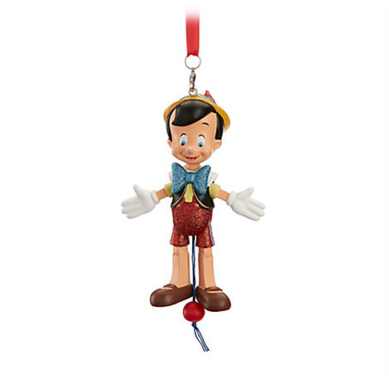 Disney Parks Pinocchio Articulated Figural Christmas Ornament New with ...