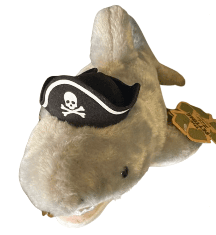 Disney Parks Pirates of the Caribbean Capuchin Pirate Shark Plush Toy ...