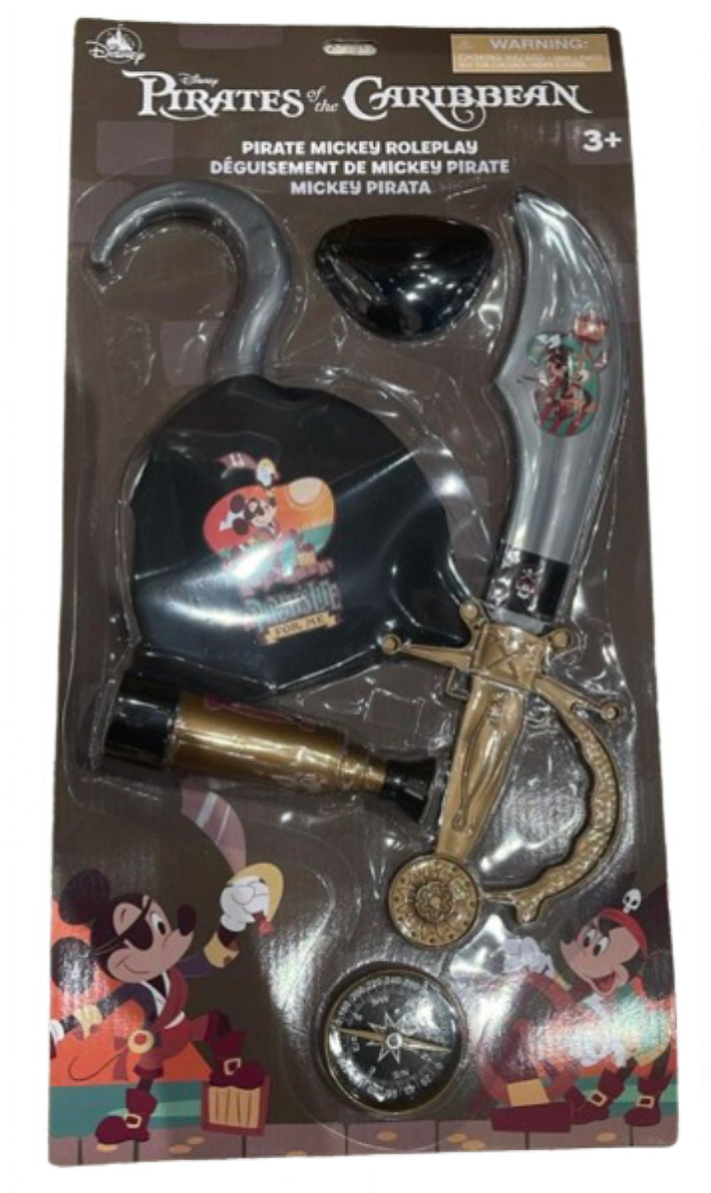 Disney Parks Pirates of the Caribbean Mickey Mouse Roleplay Playset New ...