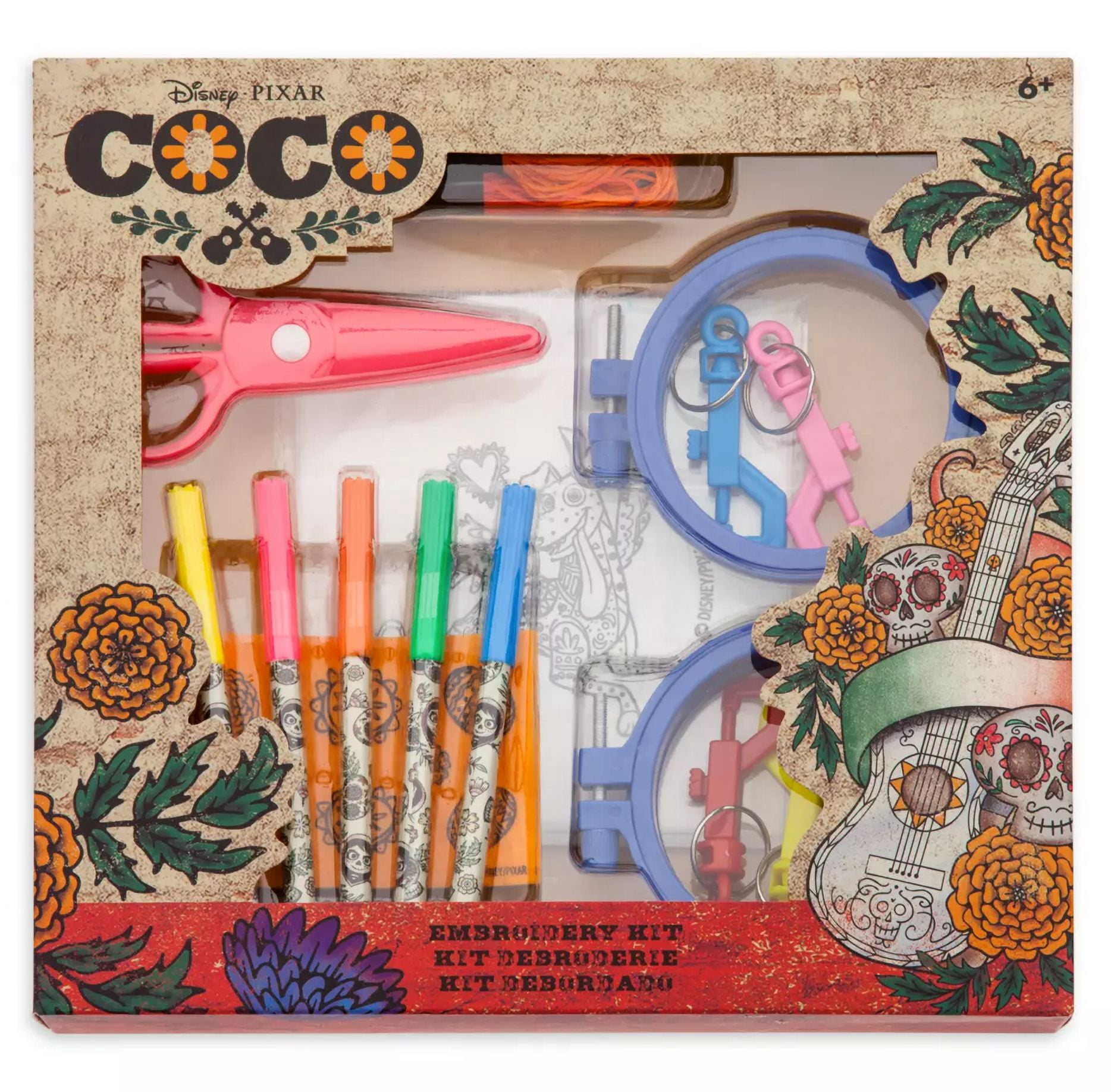 Disney Parks Pixar Coco Embroidery Kit Craft New With Box - Walmart.com