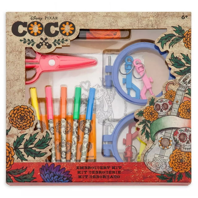 Disney Parks Pixar Coco Embroidery Kit Craft New With Box - Walmart.com