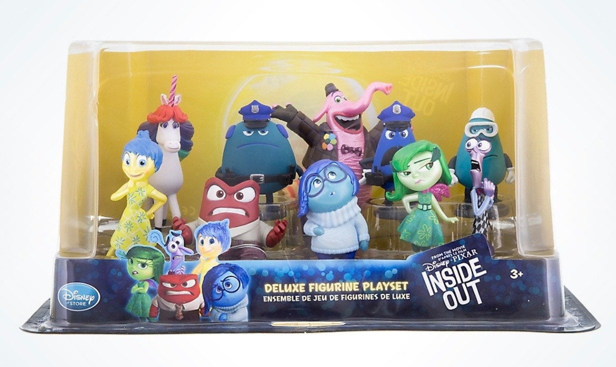 Disney Pixar inside Out Deluxe Action Figures, PVC - Walmart.com