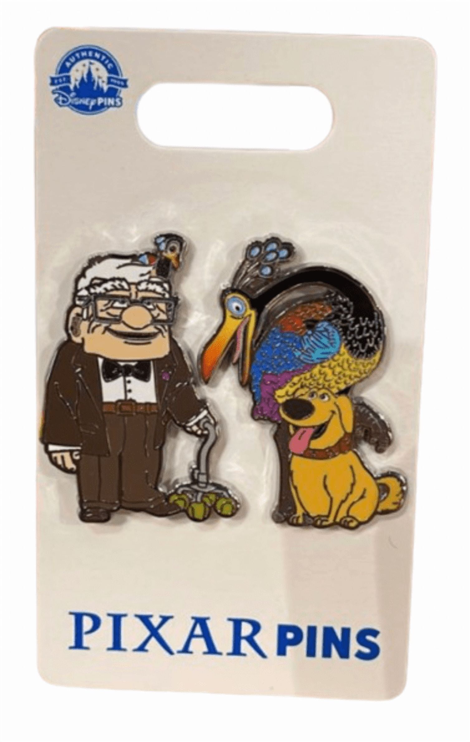 Disney Parks Pixar Up Carl Dug & Kevin Pin Set New with Card - Walmart.com