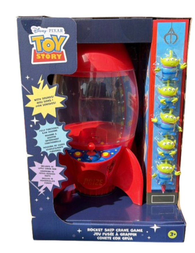 Disney Parks Pizza Planet Space Rocket Ship Crane Game Toy Story New ...
