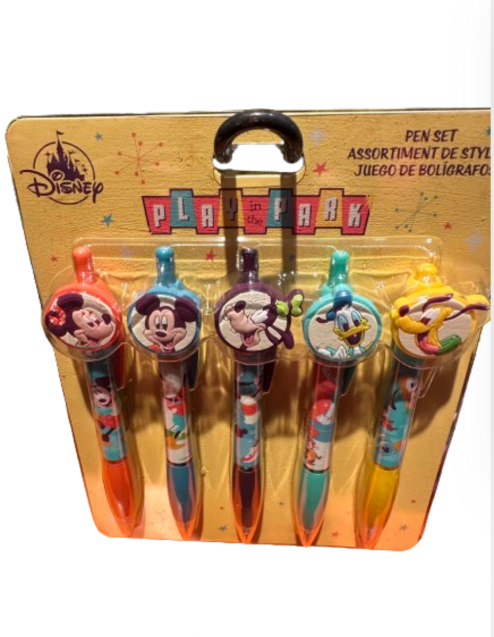 Disney Parks Play in the Park Mickey and Friends Pen Set of 5 New ...