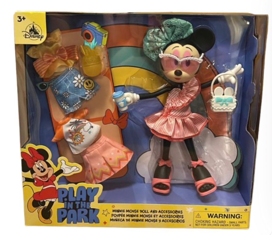 Disney Parks Play in the Park Minnie Mouse Doll Figurine Play Set New ...