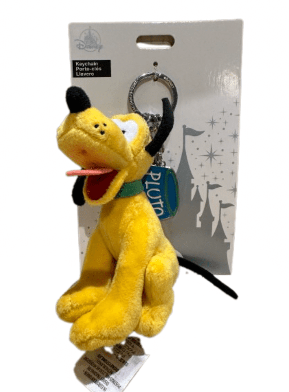 Disney Parks Pluto Plush Keychain With Pet Bowl Charm New With Tag ...