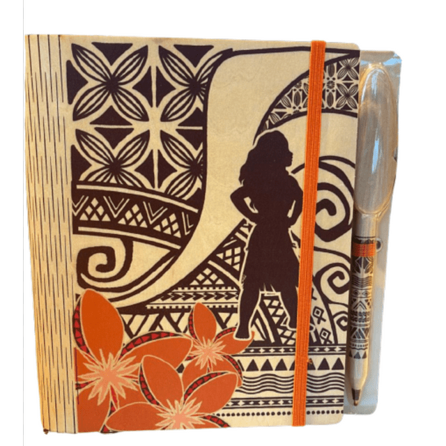 Disney Parks Princess Moana Wood Blank Diaries and Journals with Oar ...