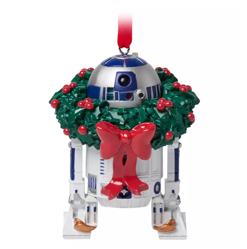 Disney Parks R2-D2 Light-Up and Sound Sketchbook Christmas Ornament New ...