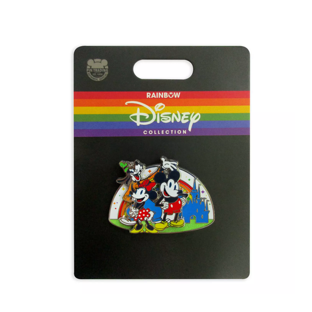 Disney Parks Rainbow Collection Mickey and Friends Pin New with Card ...