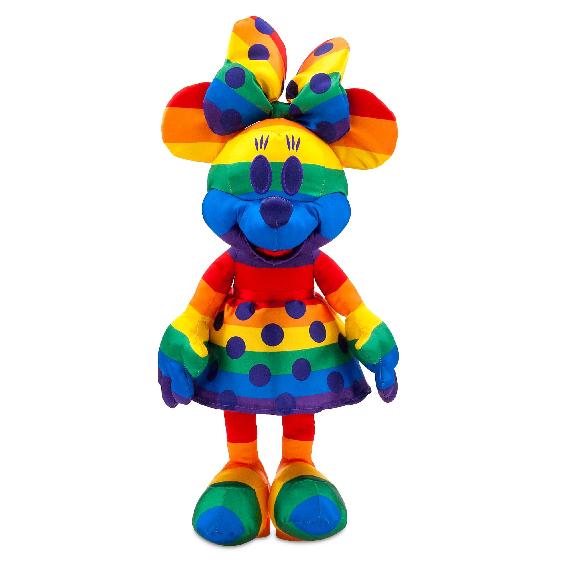 Disney Parks Rainbow Minnie Mouse Medium Plush New with Tags - Walmart.com