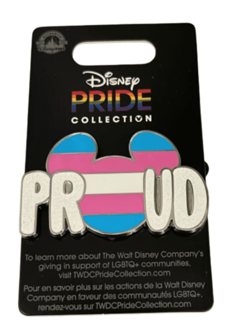 Disney Parks Rainbow Pride Collection Mickey Icon Proud Flag Pin New ...