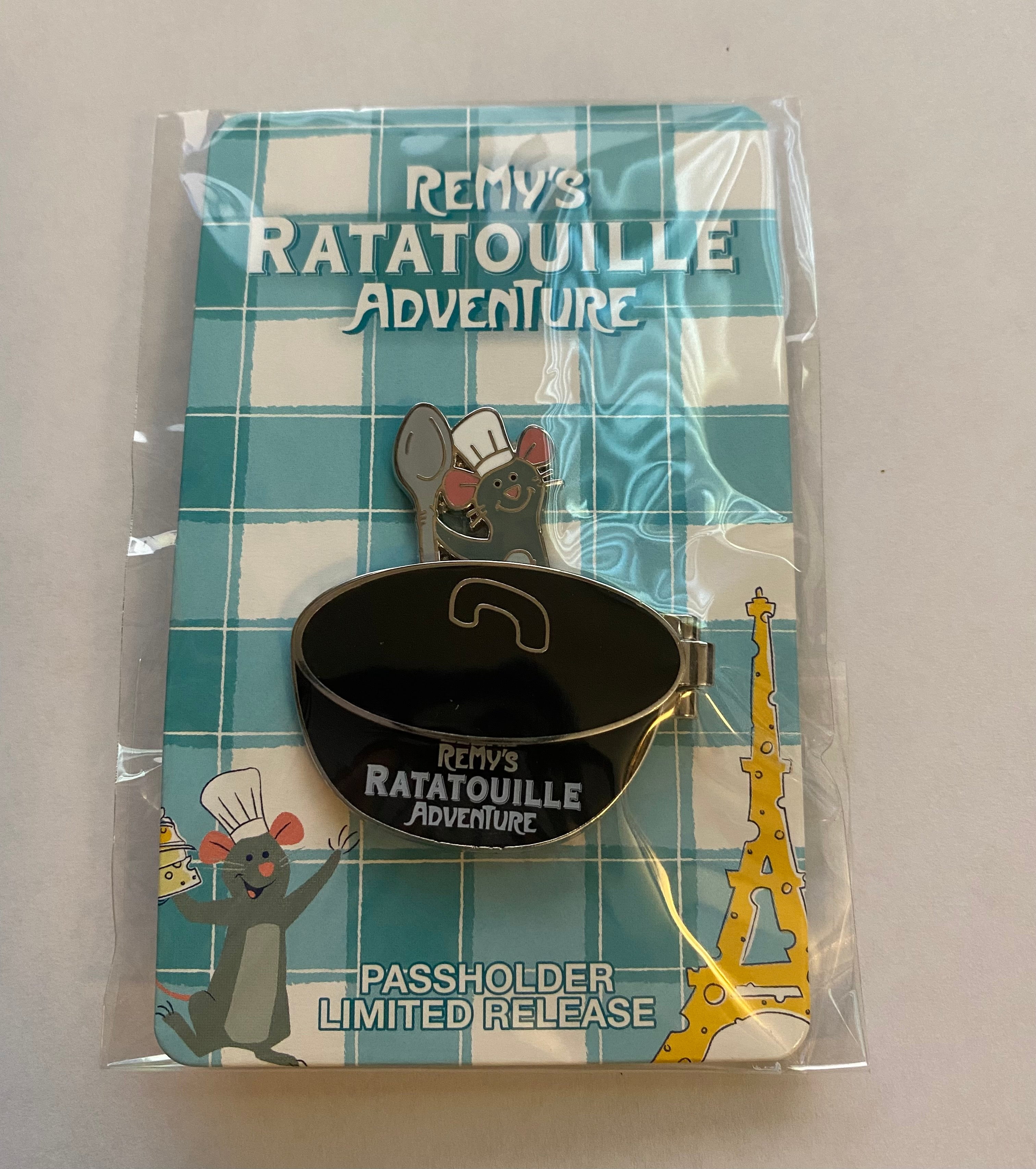 Disney Parks Remy Ratatouille Adventure Limited Metal Enamel Pin for ...