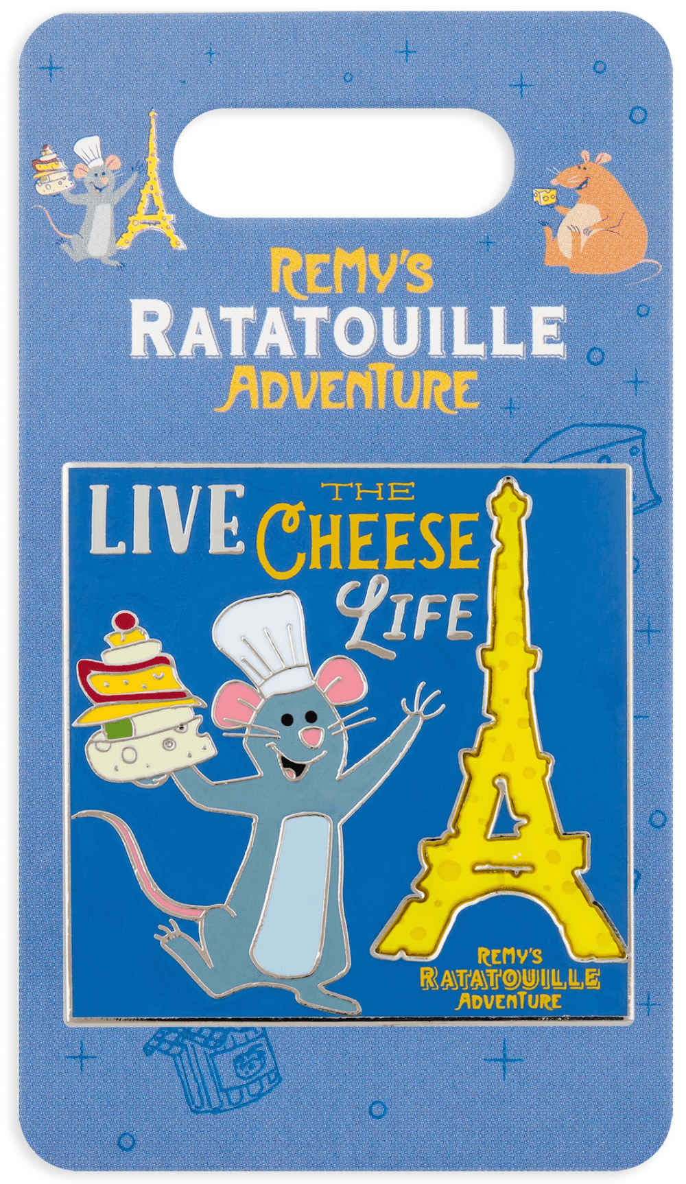 Disney Parks Remy Ratatouille Adventure Pin Live The Cheese Life New ...