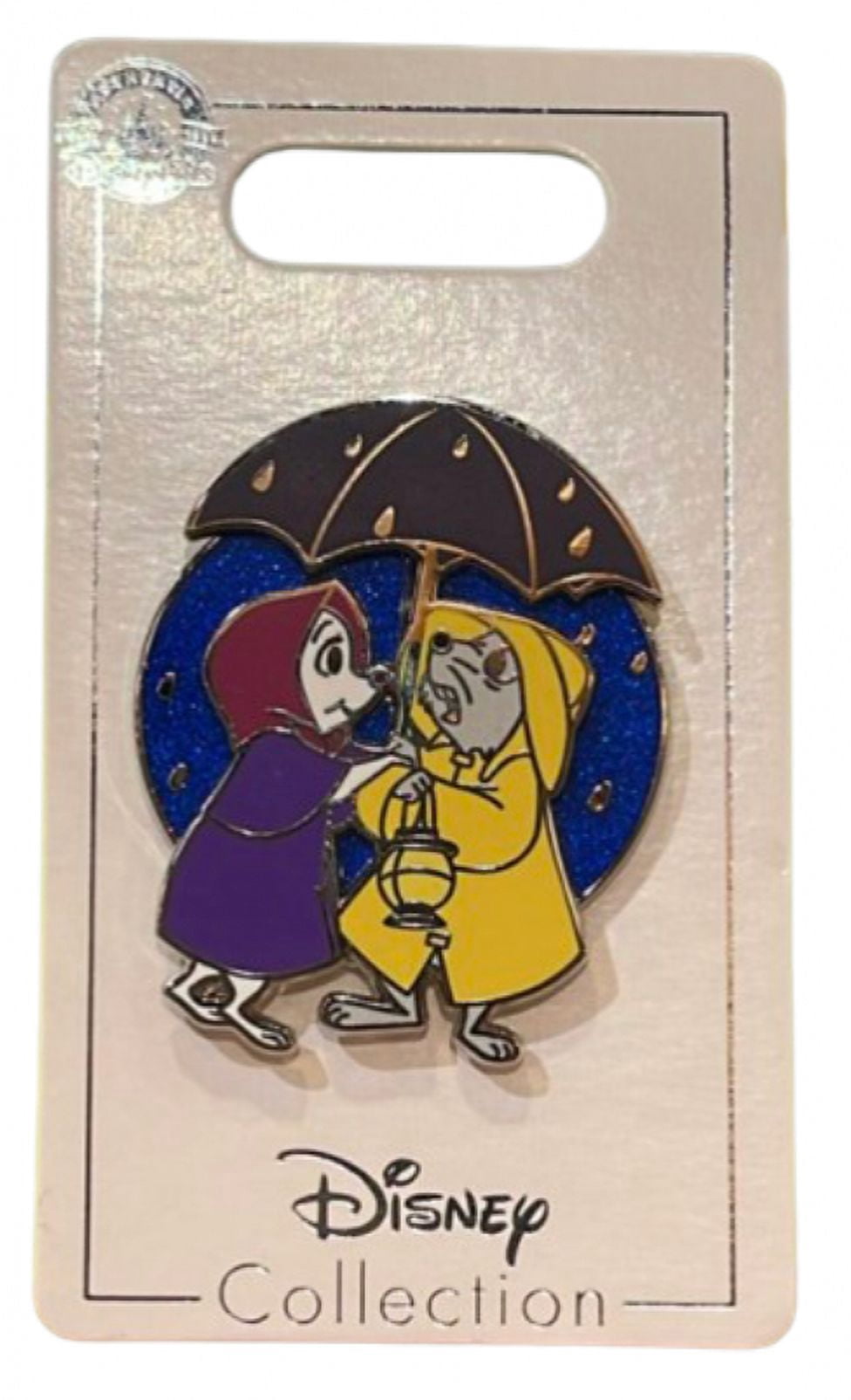 Disney Parks Rescuers Bernard And Bianca Umbrella Raincoats Pin New ...