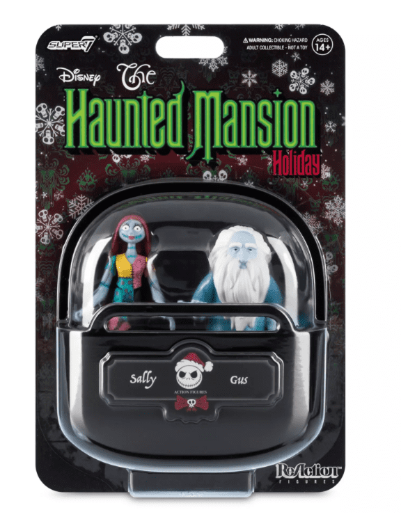 Disney Parks Sally & Gus Action Figure Set Haunted Mansion Holiday Toy ...
