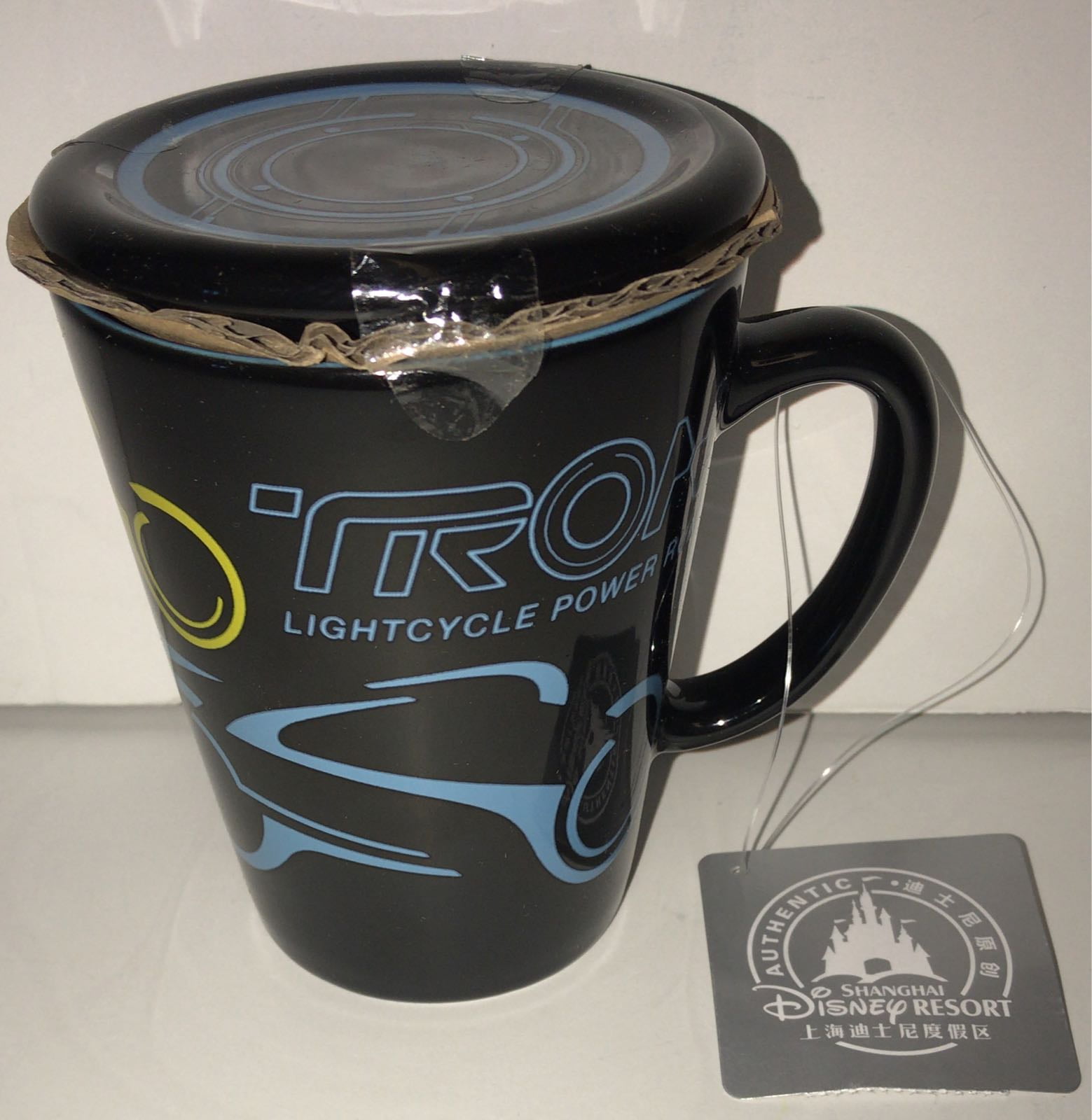 Disney Parks Shanghai Tron Lightcycle Power Run Coffee Mug with Lid New ...
