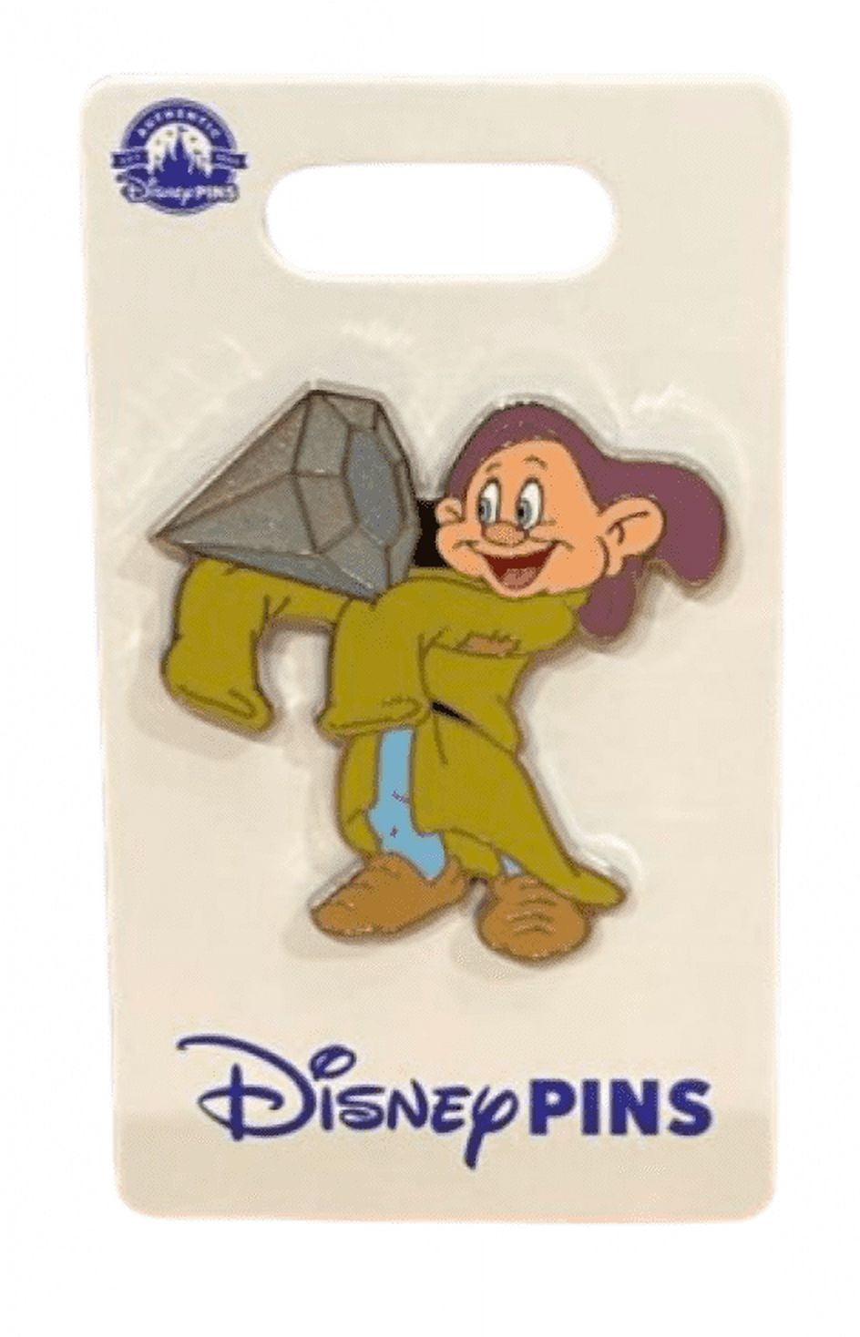 Disney Parks Snow White Seven Dwarfs Dopey with Diamond Pin New with ...