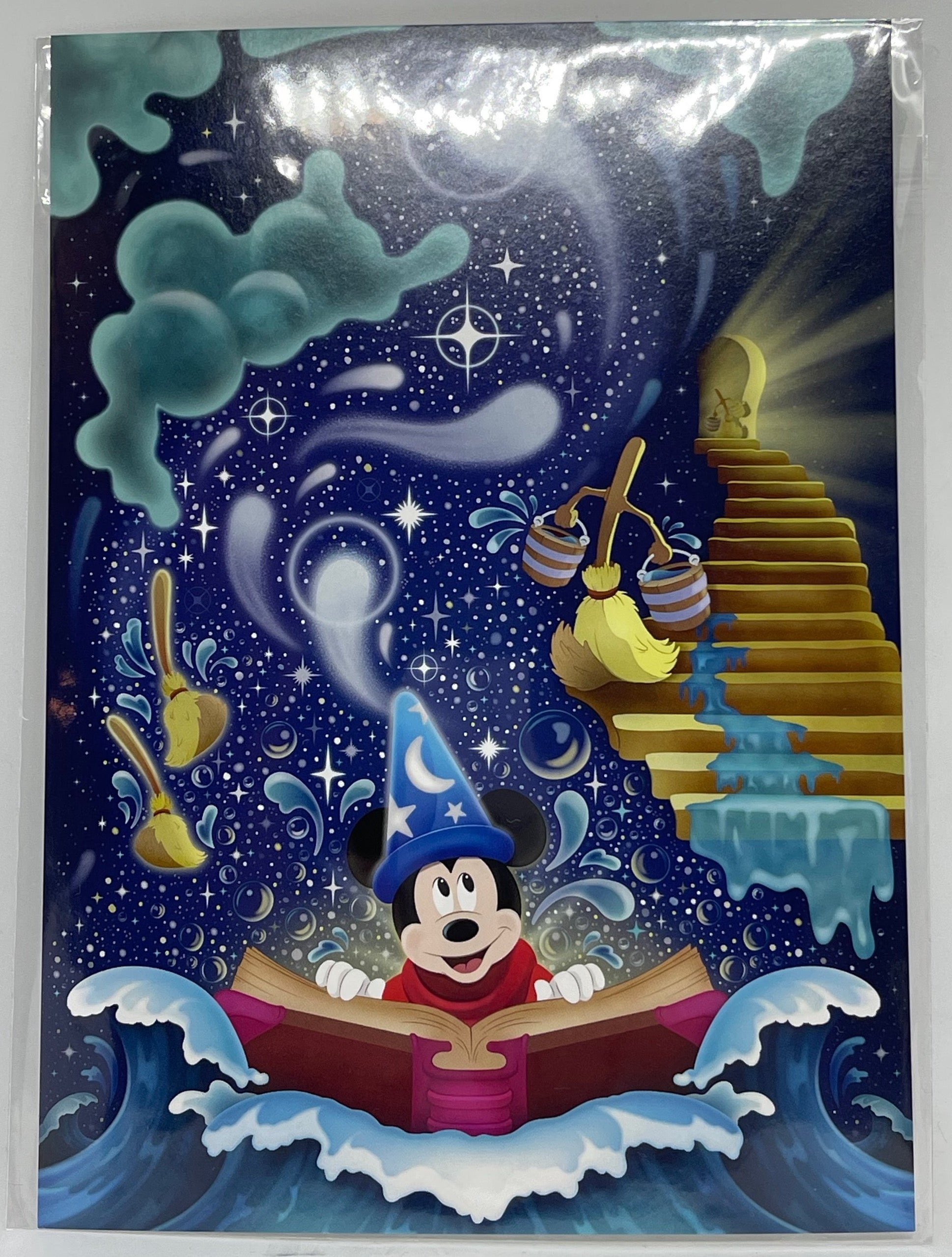 Disney Parks Sorcery in the Sky Jason Ratner Postcard Wonderground ...
