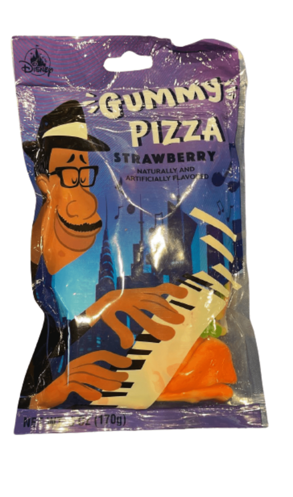 Disney Parks Soul Gummy Pizza Strawberry Flavored 6 OZ Candies New ...