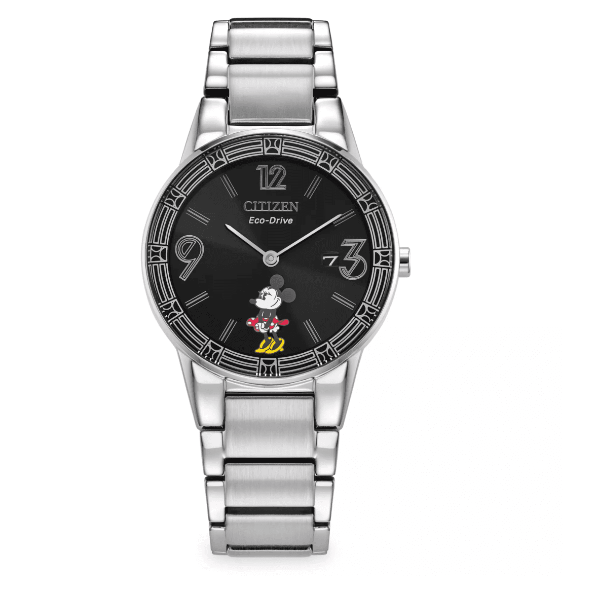 Disney Parks Stainless Steel Minnie Eco-Drive Watch Adults by Citizen ...