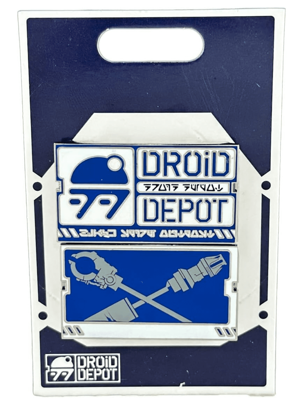 Disney Parks Star Wars Galaxy Edge Droid Depot Mubo logo Pin New With ...