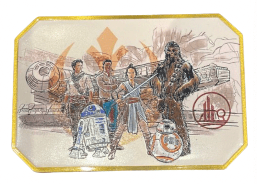 Disney Parks Star Wars Galaxy Edge Metal Magnet CHEWIE POE REY R2D2 New ...