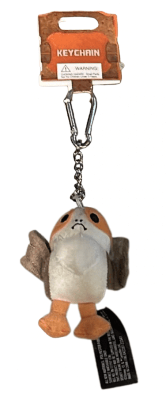 New Disney Parks Star Wars Galaxy Edge Porg Plush Keychain Toy ...