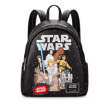 Disney Parks Star Wars Glow-in-the-Dark Loungefly Mini Backpack New ...