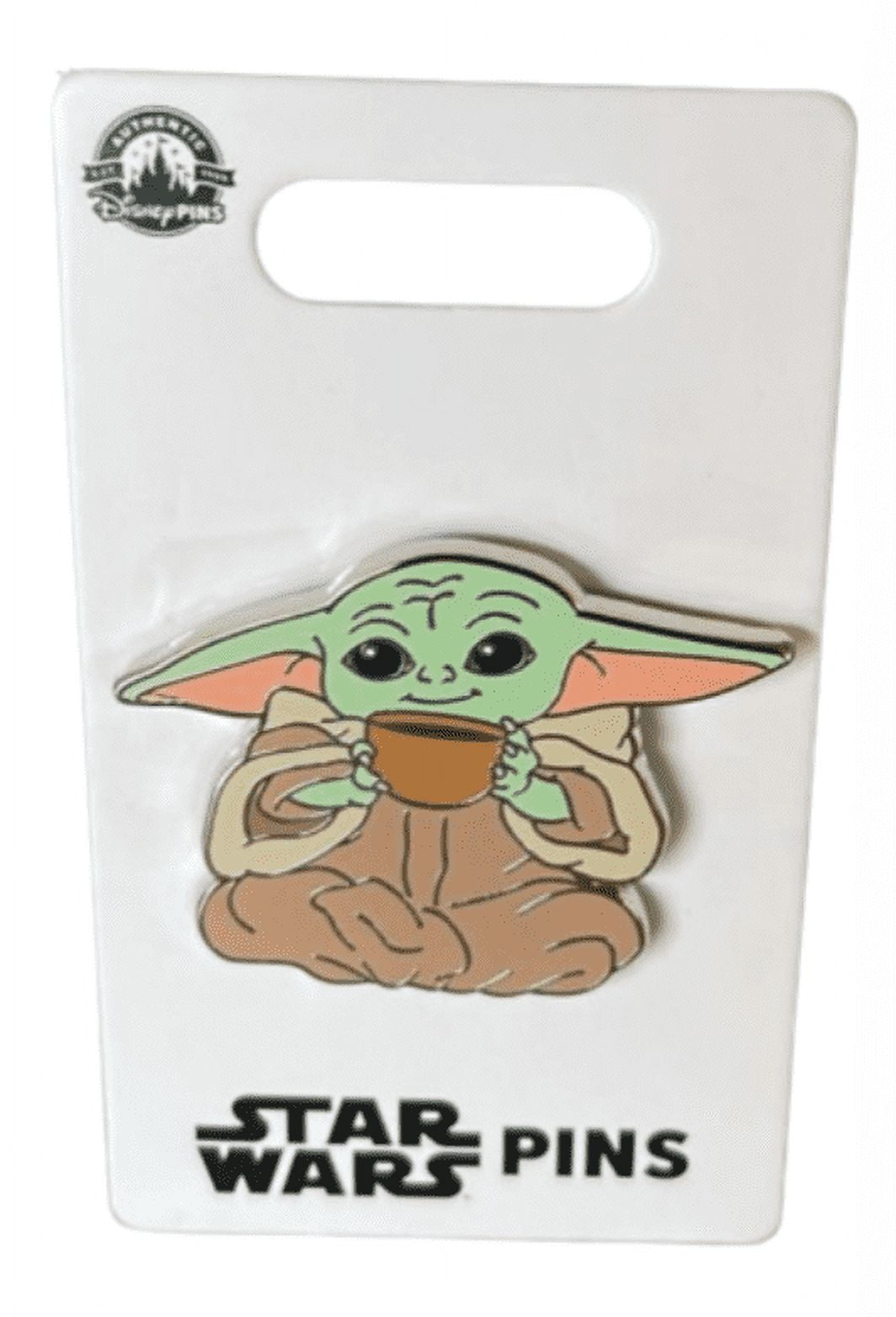 Disney Parks Star Wars Grogu Sipping Soup Pin New with Card - Walmart.com