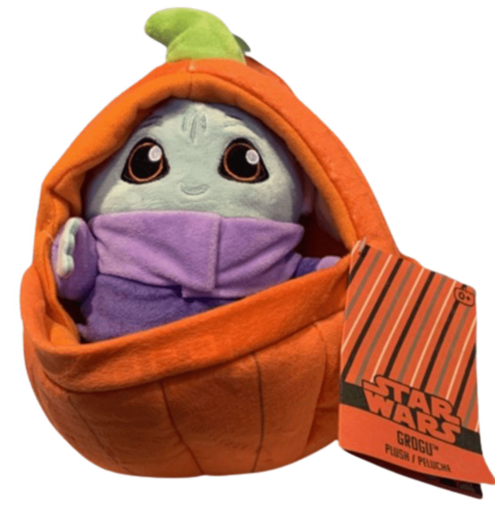 Disney Parks Star Wars Halloween Pumpkin Grogu Plush New With Tag ...