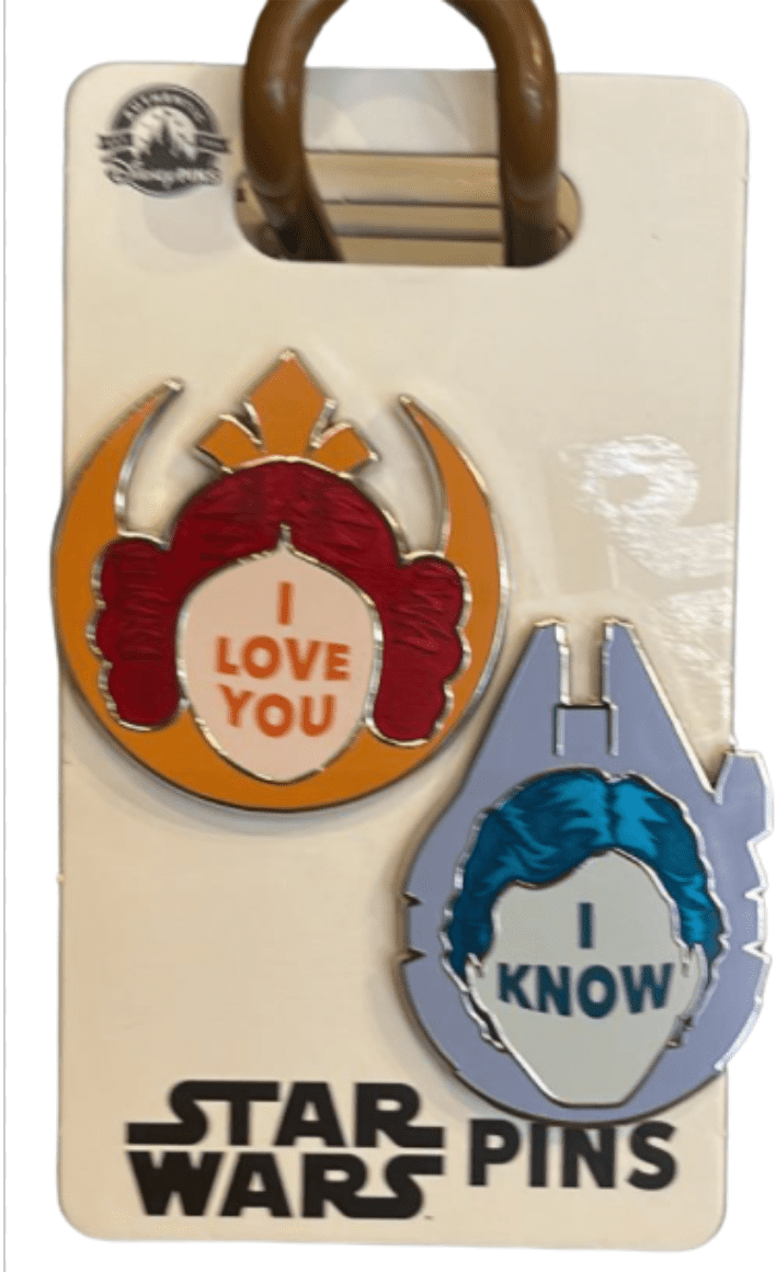 Disney Parks Star Wars I Love You - I Know Pin Set New With Card ...