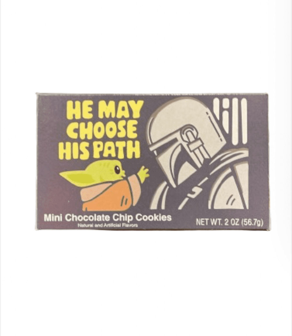 Disney Parks Star Wars Mandalorian Grogu Mini Chocolate Chip Cookies ...