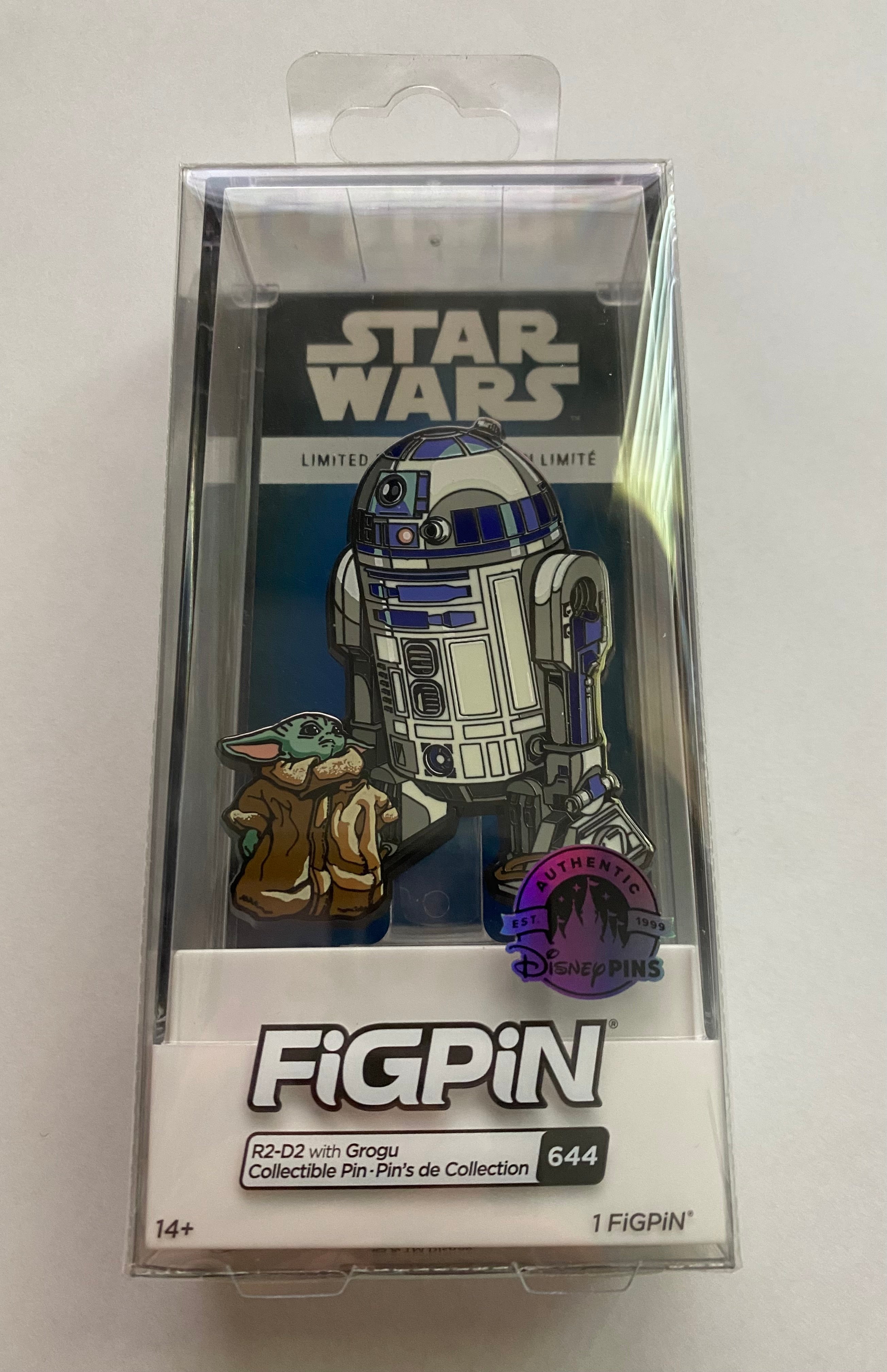 Disney Parks Star Wars R2-D2 Grogu FiGPiN Limited Pin New with Box ...