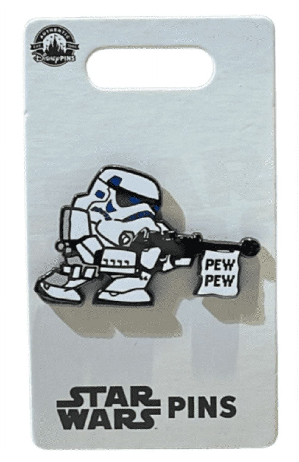 Disney Parks Star Wars Storm Trooper Pew Pew Pin New with Card ...