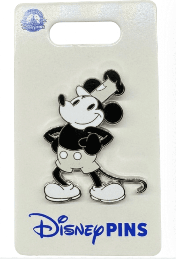 Disney Parks Steamboat Mickey Mouse Gray Pin New with Card - Walmart.com