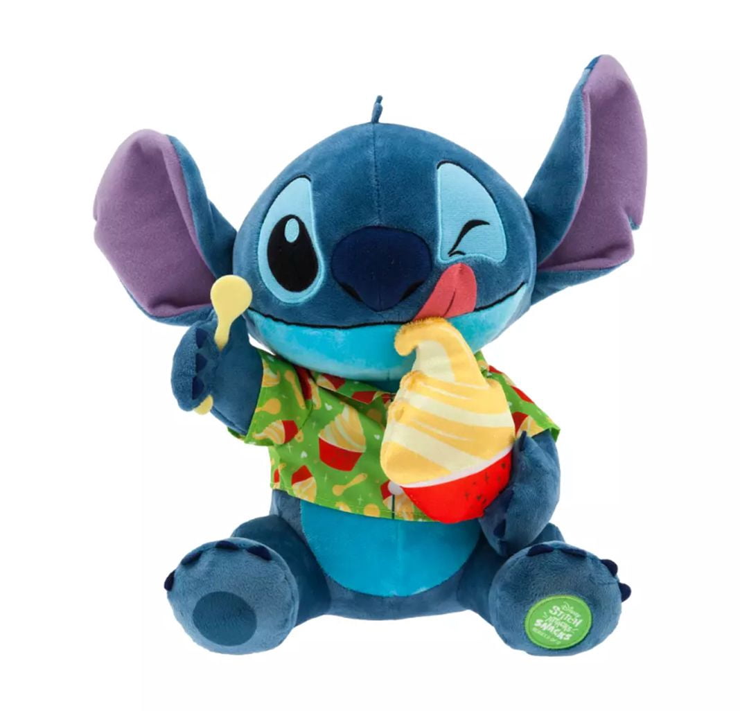 Disney Parks Stitch Attacks Snacks Plush Pineapple Swirl August New W ...