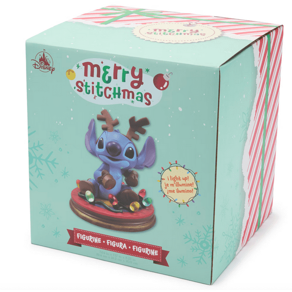 Disney Parks Stitch Light Up Festive Figure Lilo & Stitch New In Box ...