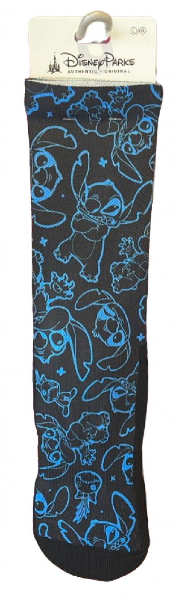 Disney Parks Stitch - Lilo & Stitch Blue Faces Socks L/XL New With Tag ...