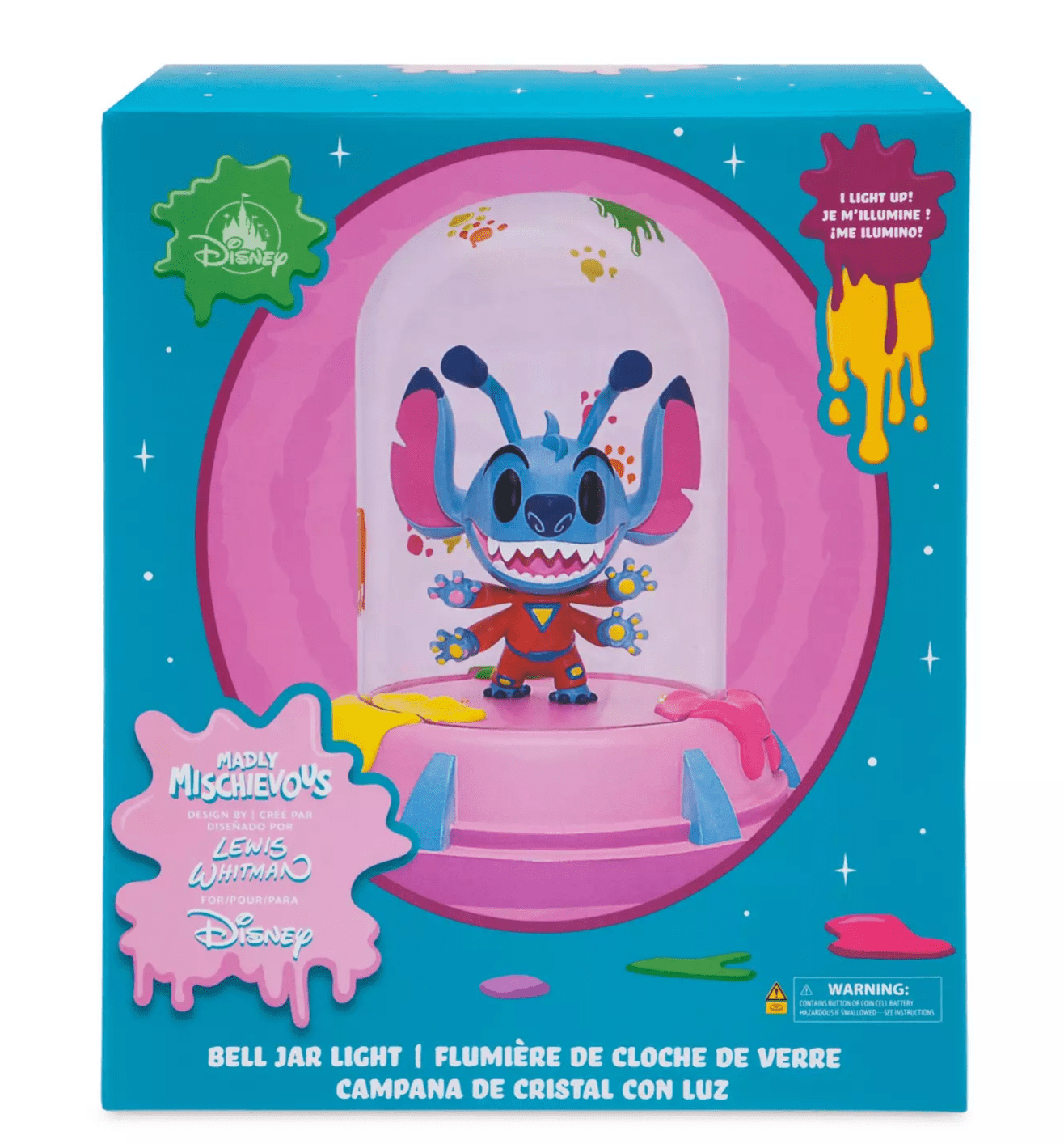 Disney Parks Stitch Madly Mischievous Light-Up Figure by Lewis Whitman ...