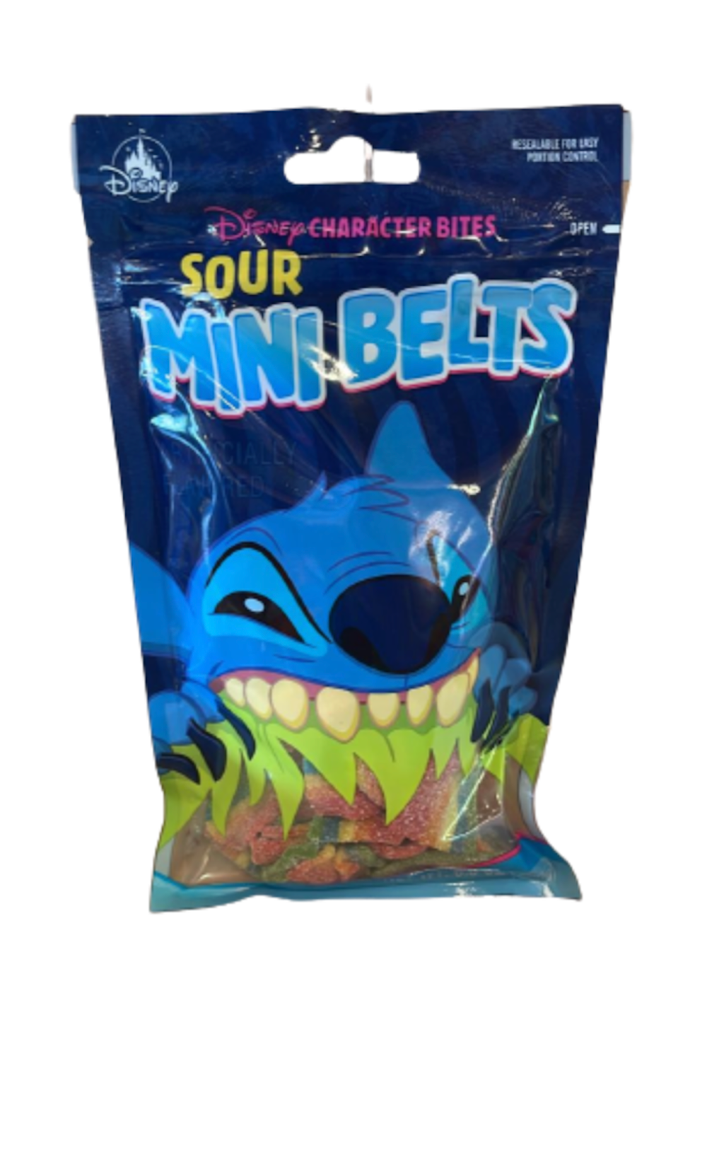Disney Parks Stitch Sour Mini Belts Candy, Disney Characters, Net 6oz ...