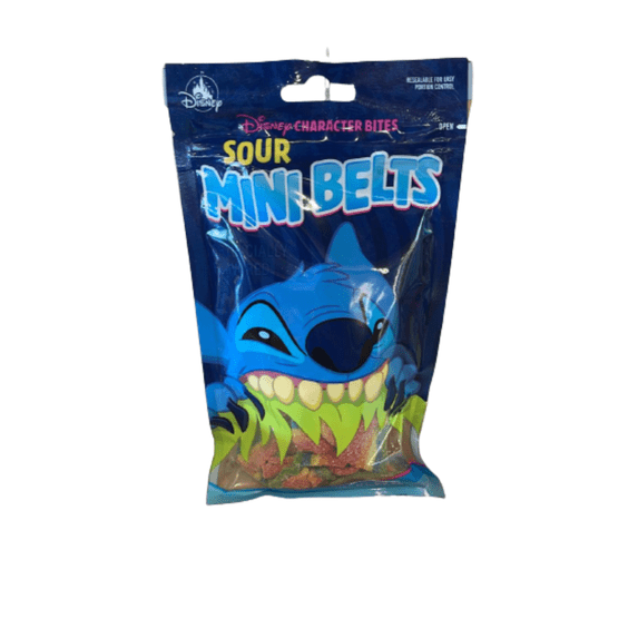Disney Parks Stitch Sour Mini Belts Candy, Disney Characters, Net 6oz ...