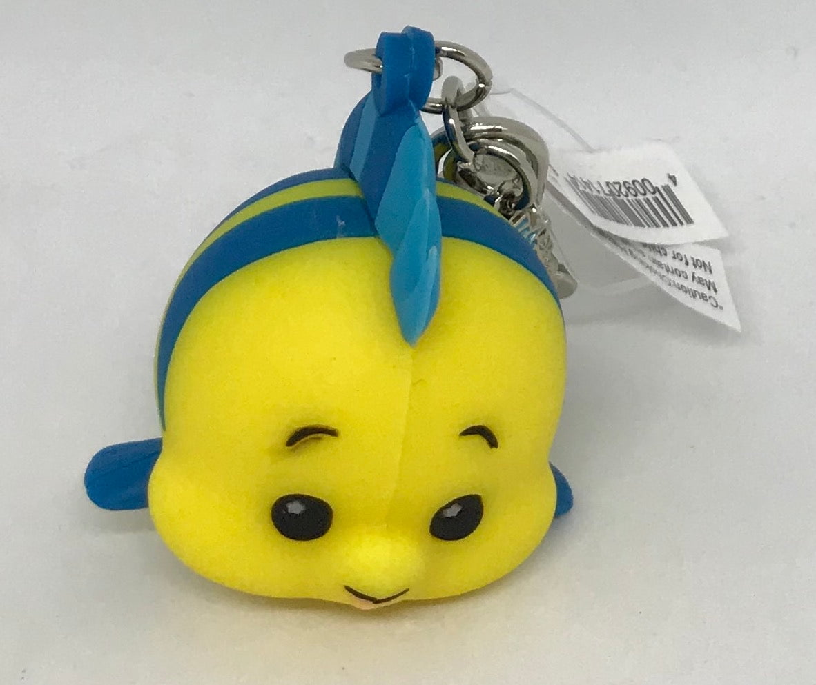 Disney Parks The Little Mermaid Flounder Wishables Keychain New with ...