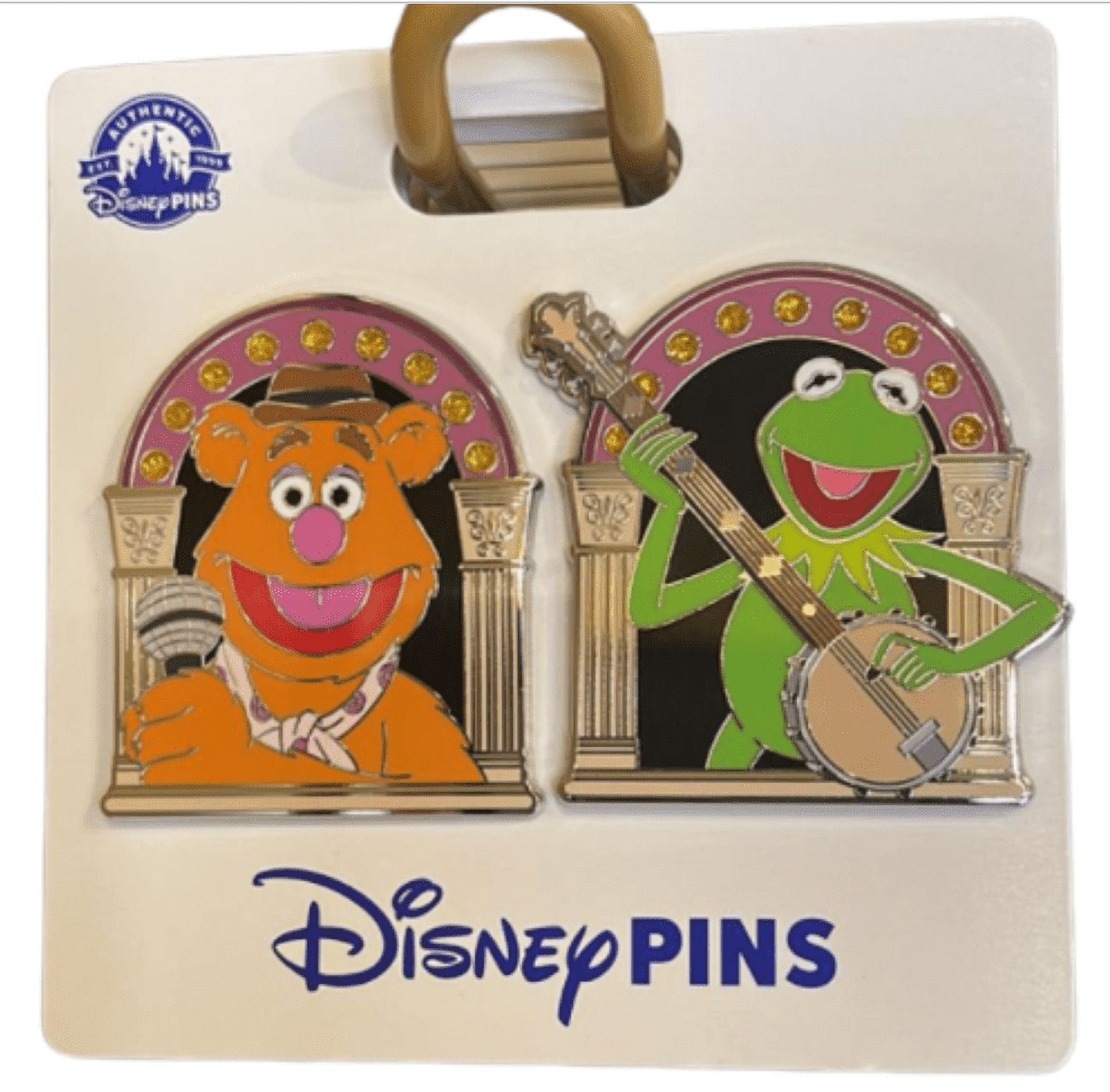 Disney Parks The Muppets Kermit & Fozzie Bear Show Pin Set New With ...