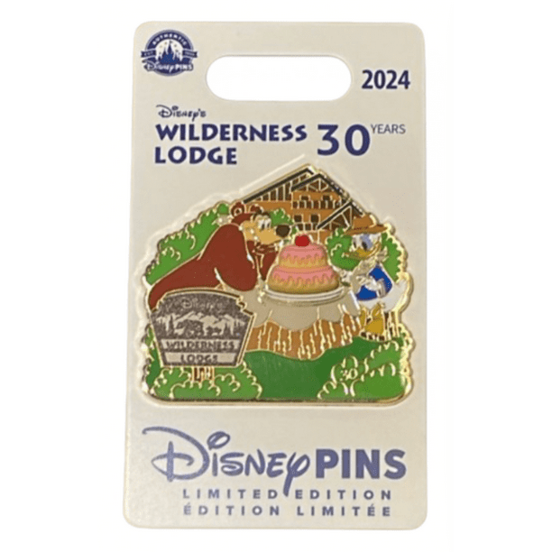 Disney Parks The Wilderness Lodge Resort 30 Years 2024 Pin New With ...