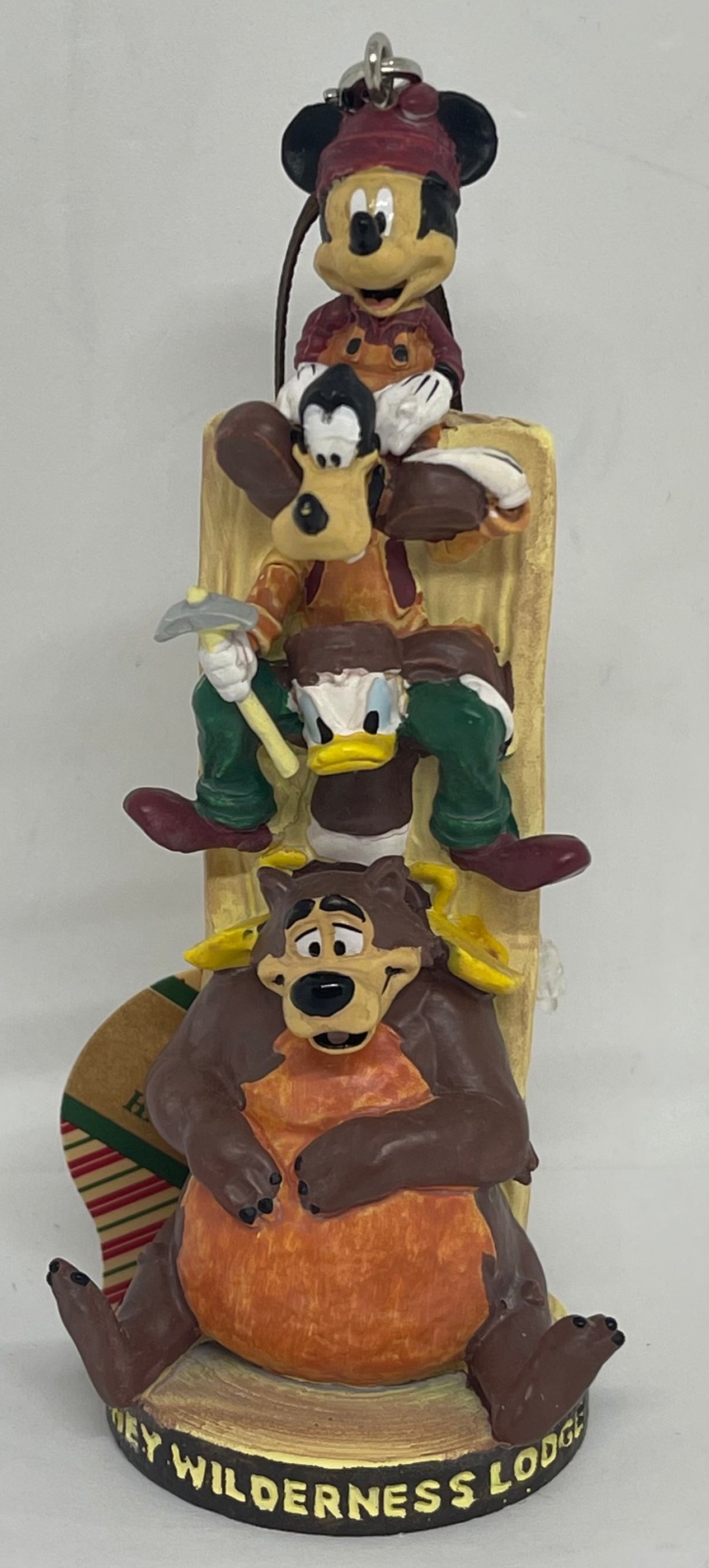 Disney Parks Totem Fort Wilderness Mickey Donald Goofy Christmas ...